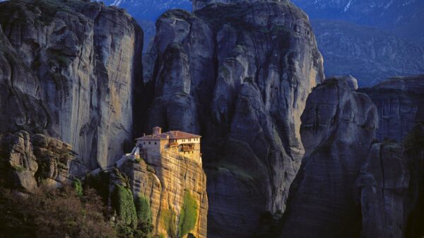 The Holy Monastery of Roussanou, Meteora UNESCO Heritage Site